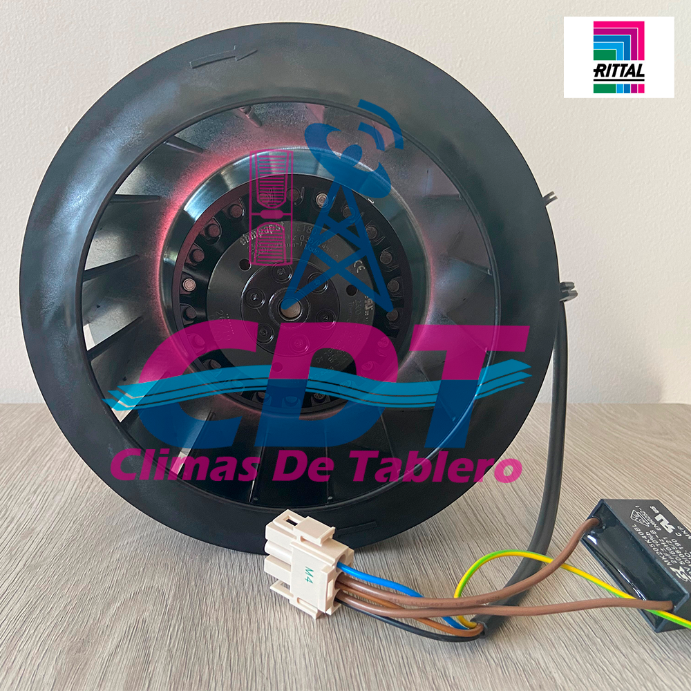Motor ventilador Rittal Modelo 3396.284 - Climas de Tablero