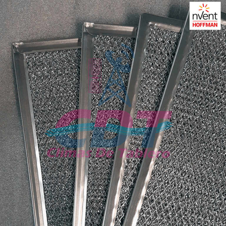 Filtro metalico lavable nVent HOFFMAN Modelo 101000103SP - Climas de ...