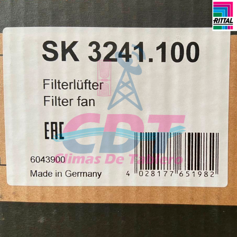 Ventilador Rittal Modelo 3241.100 - Climas de Tablero