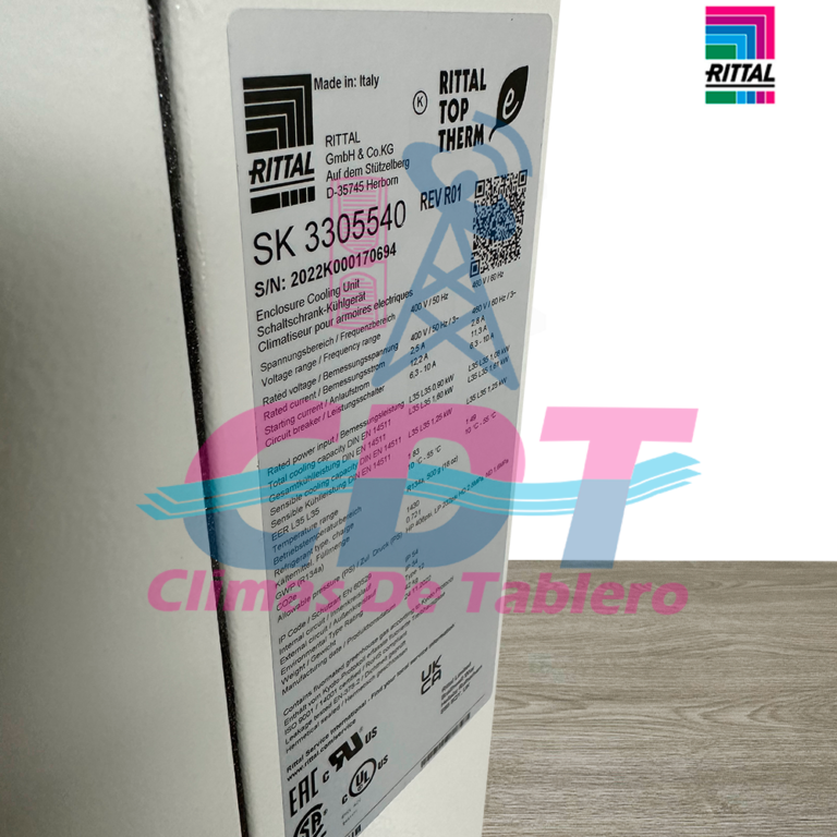 Clima de tablero Rittal Modelo: 3305.540 - Climas de Tablero