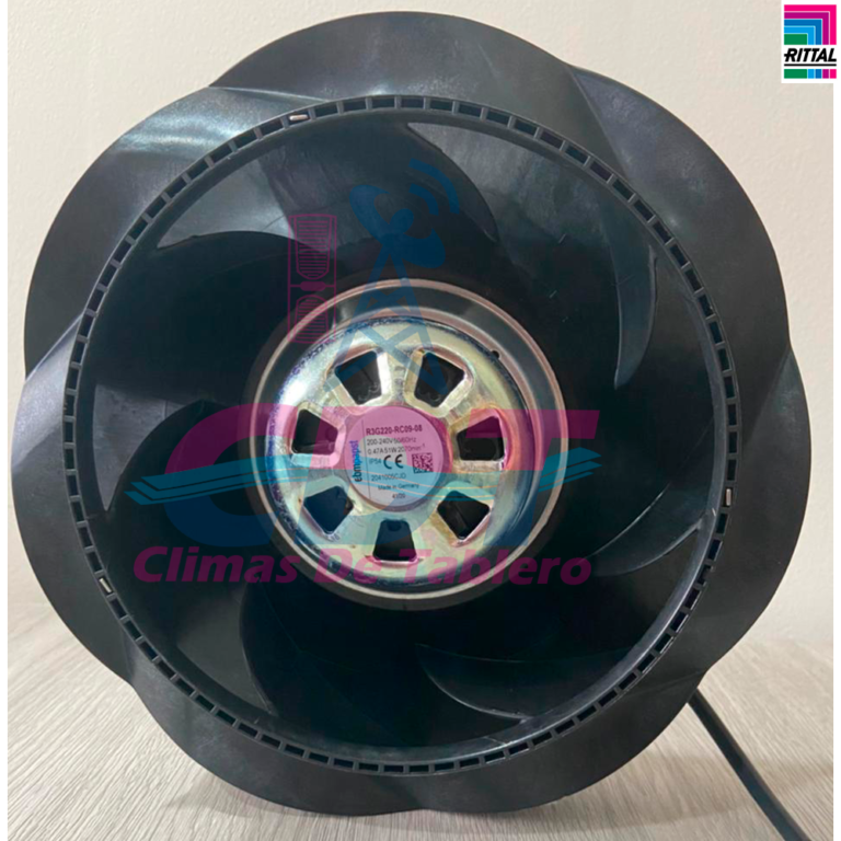 Motor ventilador Rittal Modelo 3396.653 - Climas de Tablero