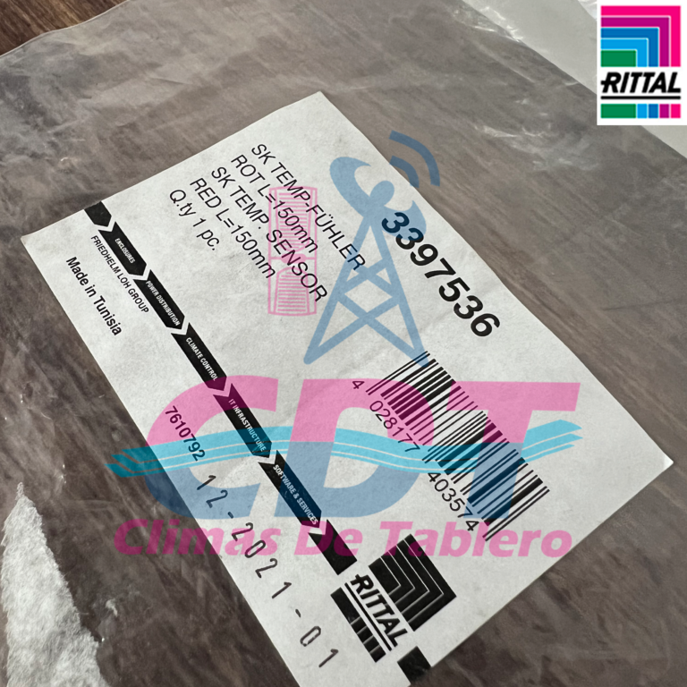 Sensor Térmico Rojo Rittal modelo 3397536 - Climas de Tablero